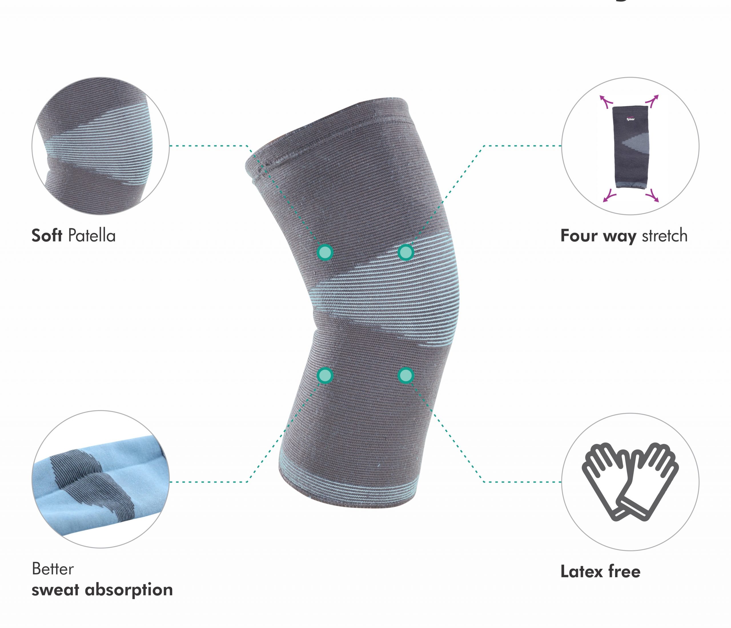 Tynor Knee Cap Comfeel Pair Size Smlxl B Arm Medical