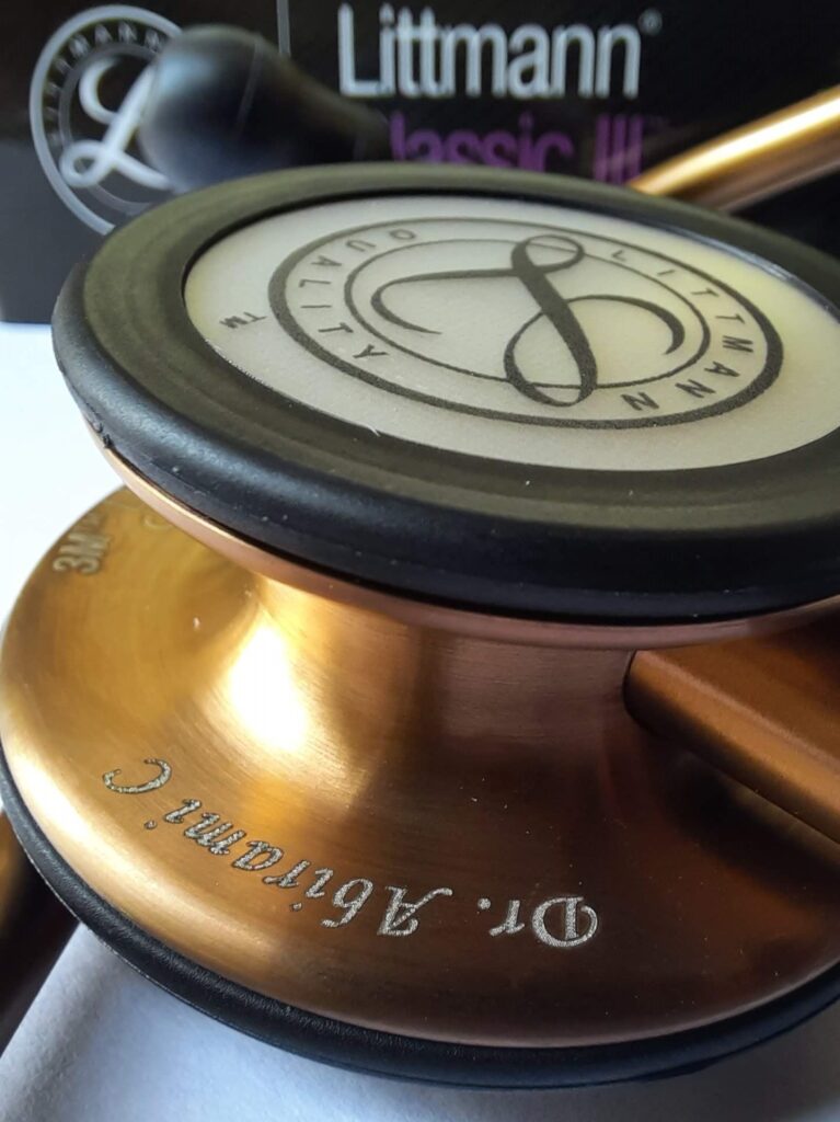 3M-STETHOSCOPE ENGRAVING - B-Arm Medical