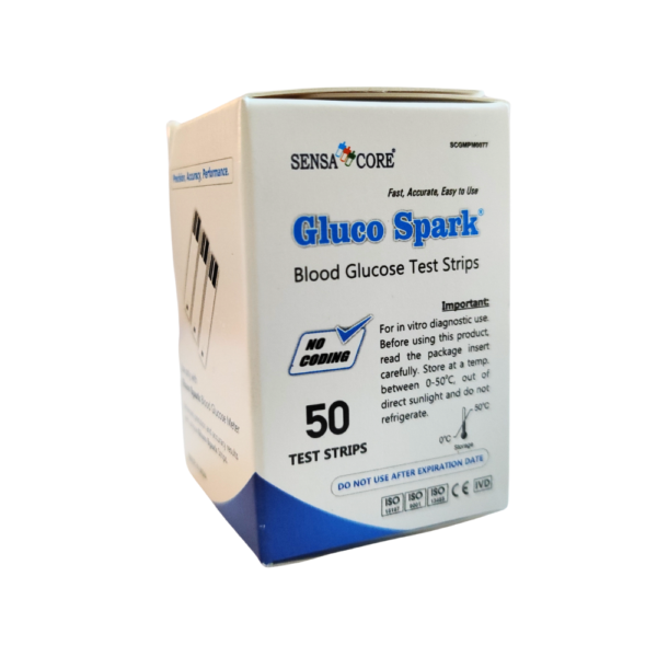 Gluco Spark- Glucometer Strips (pack of 50) | Suitable only with ...