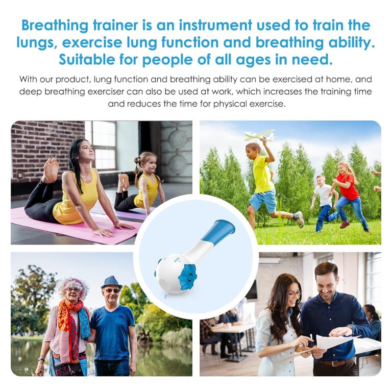 B-Arm Deep Breathing Lung Exerciser(I6E5) | Respiratory Muscle Trainer ...
