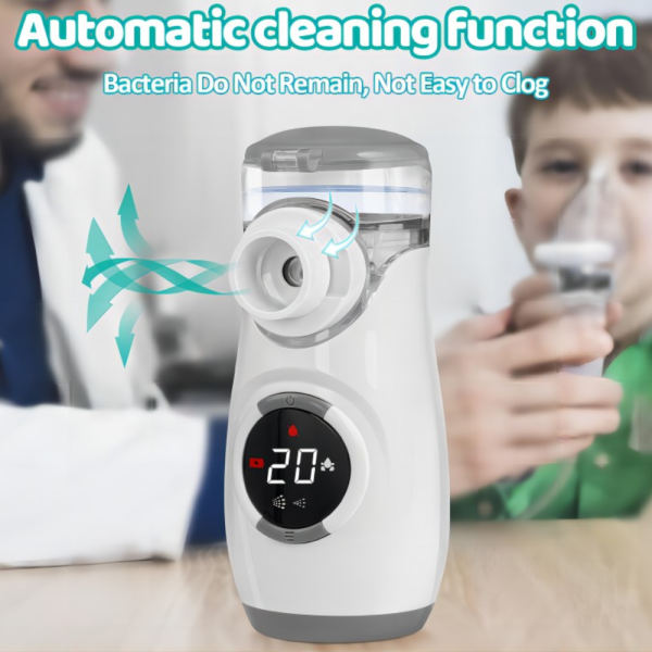 B-ARM MN 135B Ultrasonic Digital Rechargeable Mesh Nebulizer With Two ...