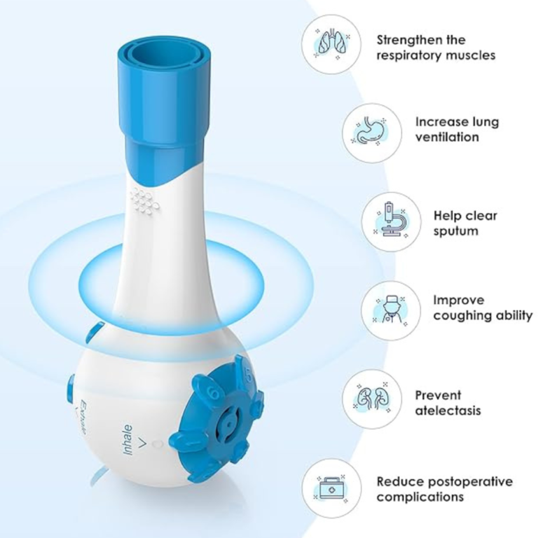 B-Arm Deep Breathing Lung Exerciser(I6E5) | Respiratory Muscle Trainer ...