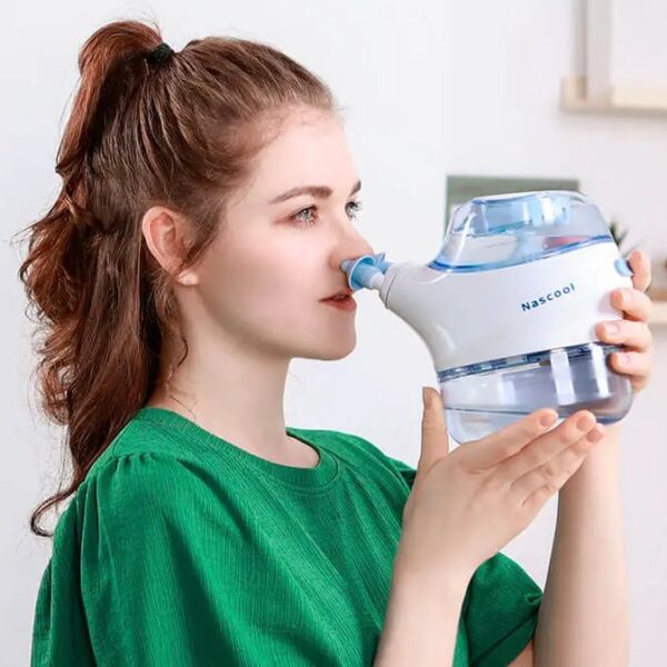 Nascool Nasal Suction Irrigation system for Sinus rinse/Sinus cleaning ...