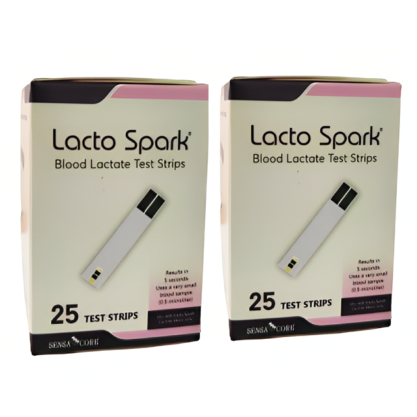 Lactospark Blood Lactate 50 test Strips, Lactate Test Strips for ...