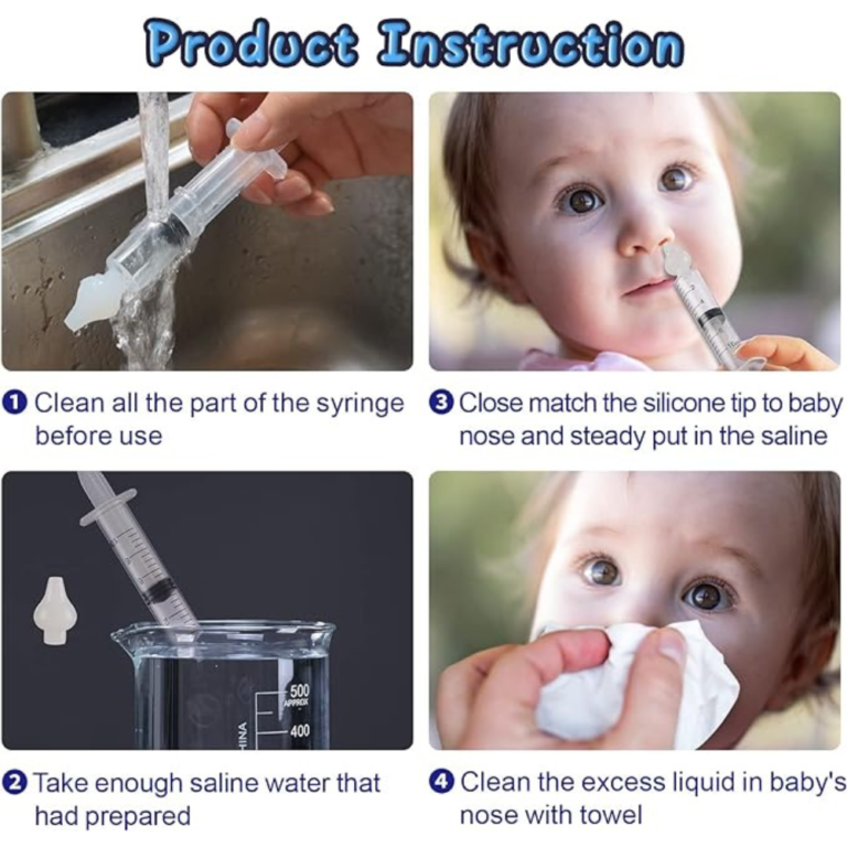 B-Arm 2 In 1 Nasal Aspirator And Irrigator For Kids And Adult- Syringe ...