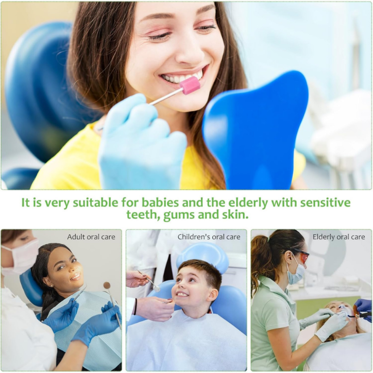 B-Arm Oral Swabs (Pack of 50)| Disposable Oral Care Swabs for Teeth ...