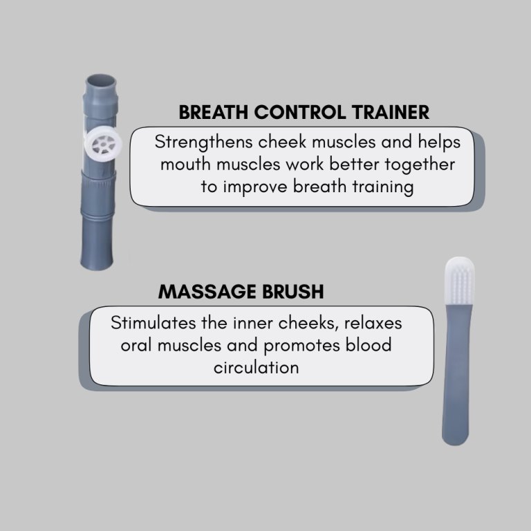 B-Arm Oral Muscle Trainer with 5 Tools| Mouth Exercise Tool for Oral ...