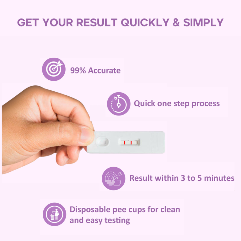 B-Arm Early Pregnancy tests(upto 7 days)& normal HCG test Kit Combo ...